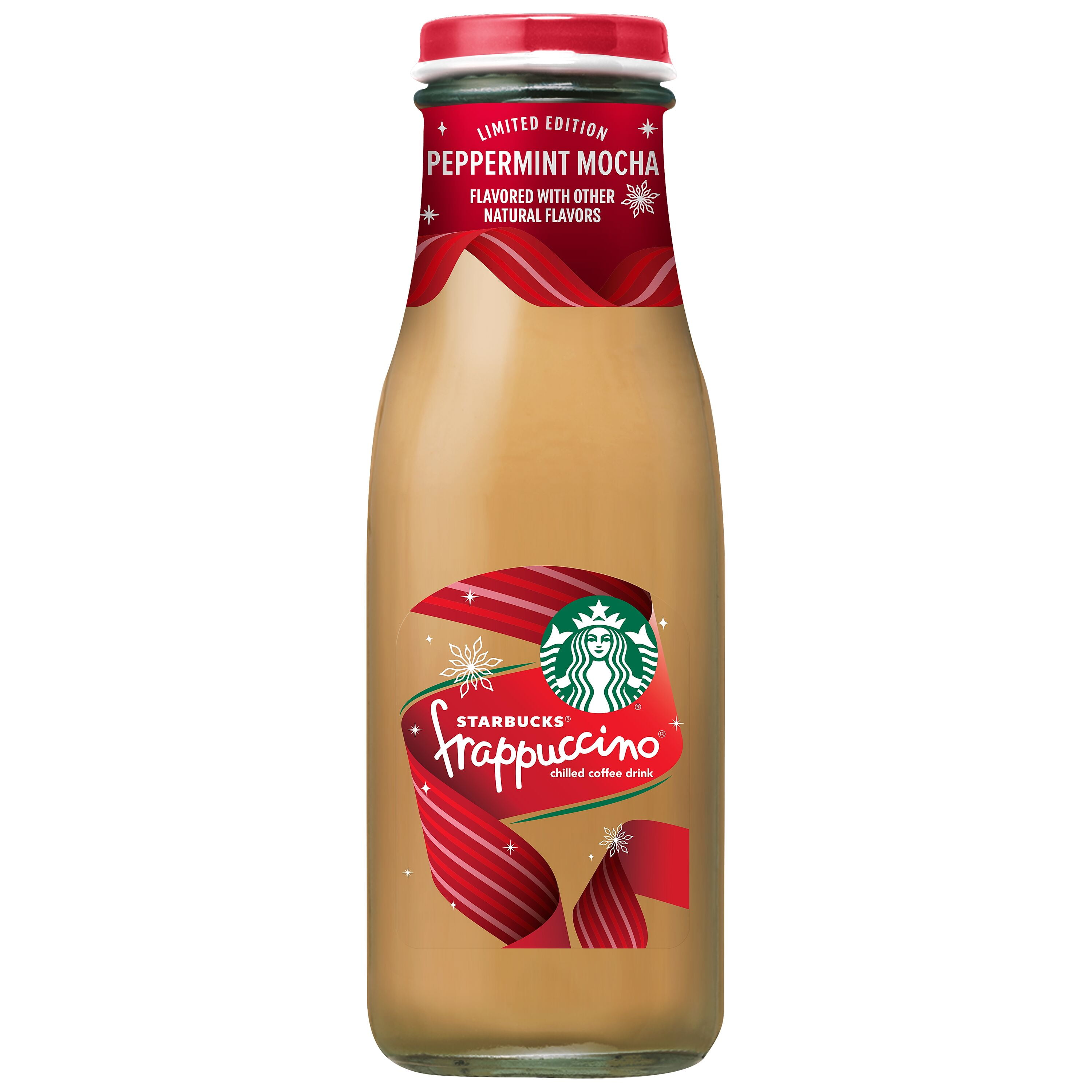 Starbucks Frappuccino Peppermint Mocha Iced Coffee Drink Limited Edition, 13.7 fl oz Bottle ...