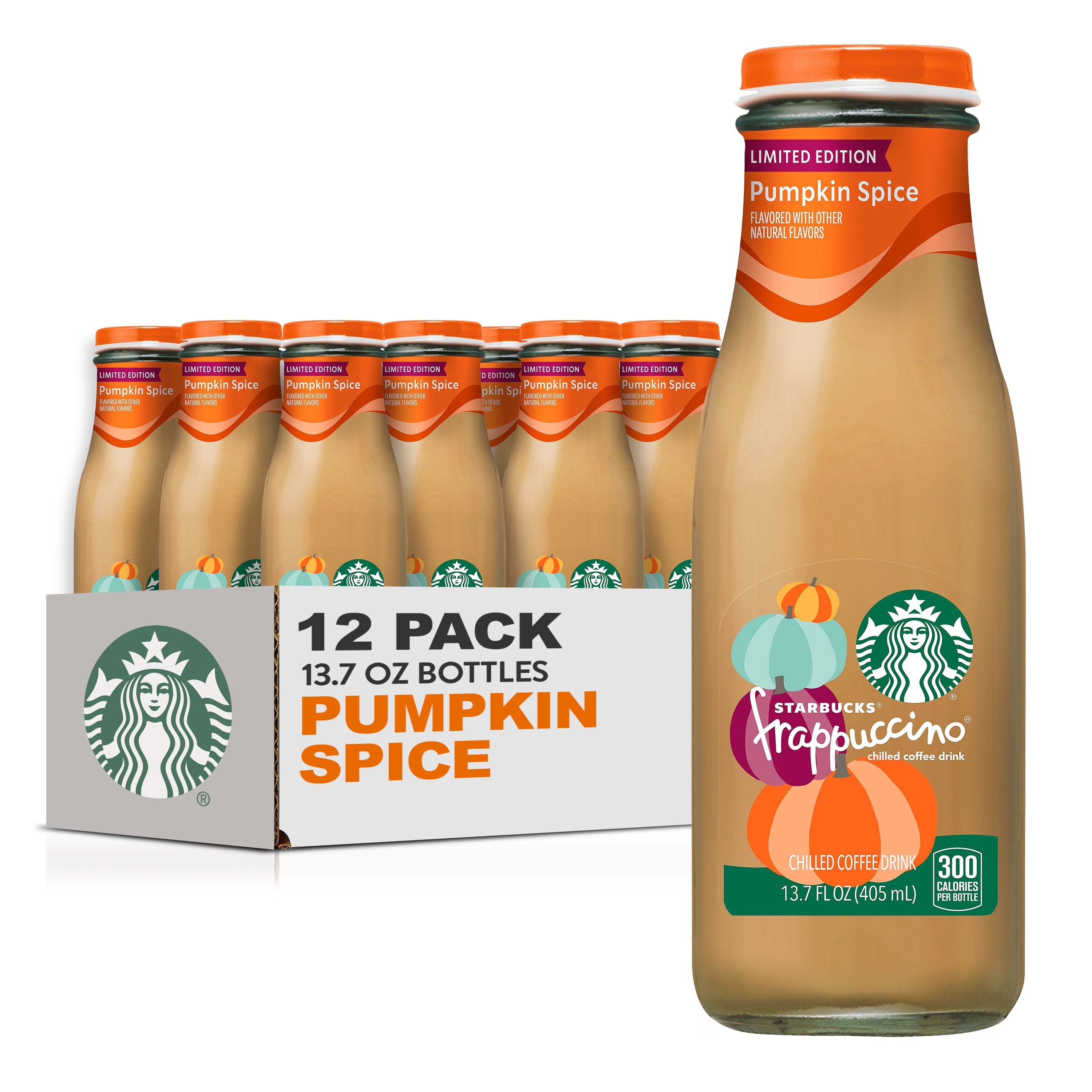 Starbucks Pumpkin Spice Frappuccino, 12 Pack 13.7 oz - Walmart Business ...