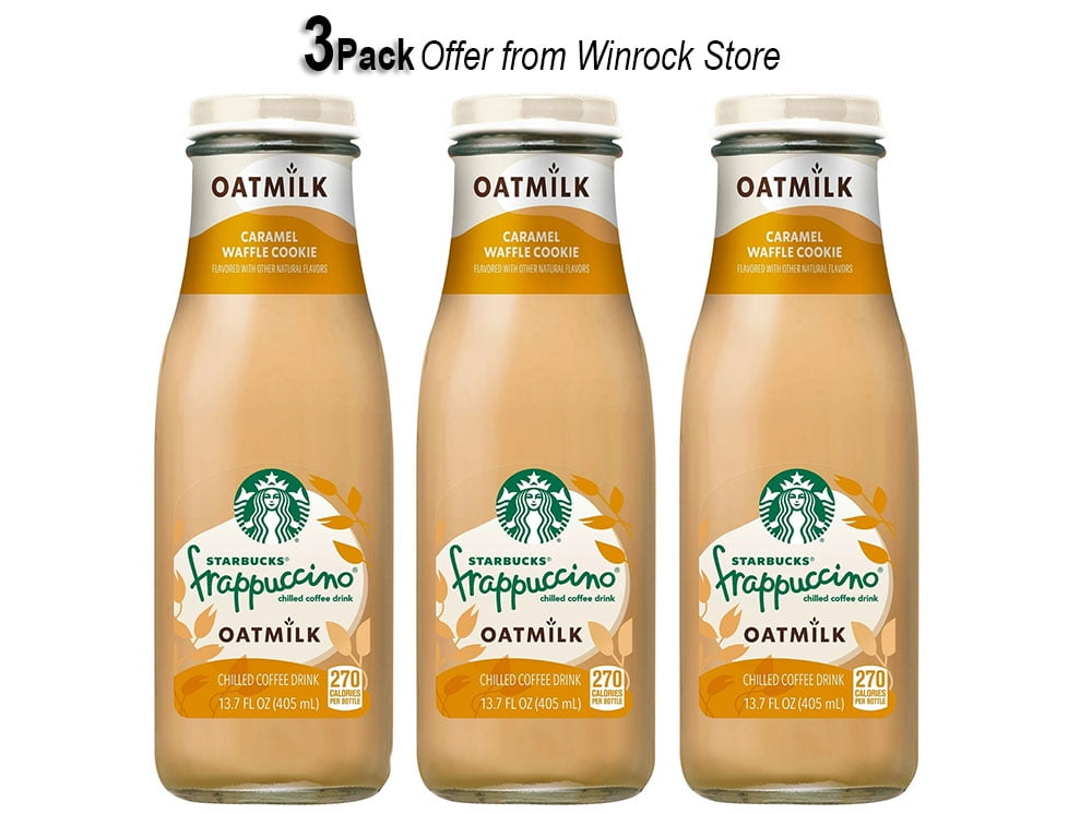 Starbucks Frappuccino with Oat Milk Caramel Waffle Cookie Iced Coffee ...