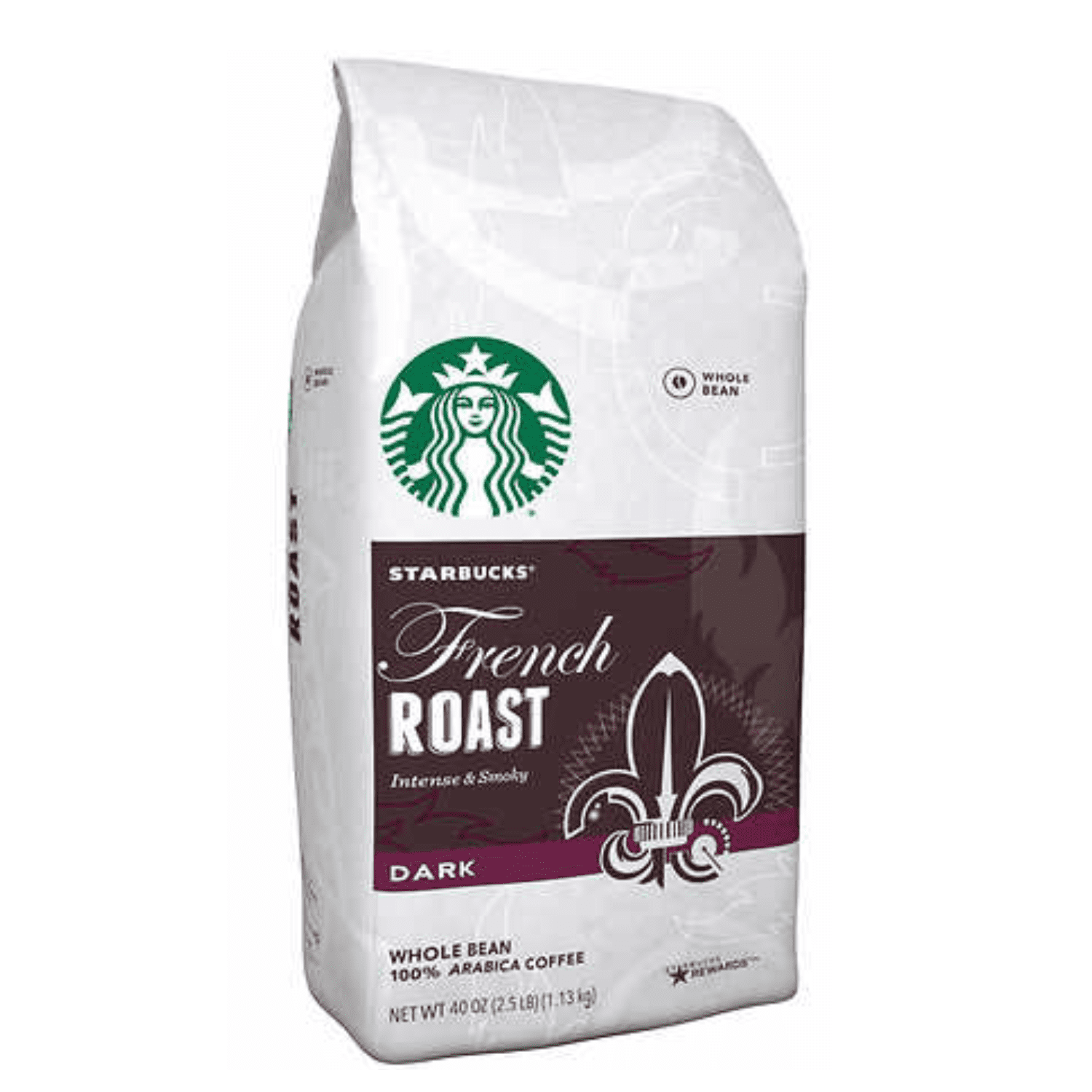 Starbucks French Roast Whole Bean Coffee 2.5 lbs for Office - Walmart ...