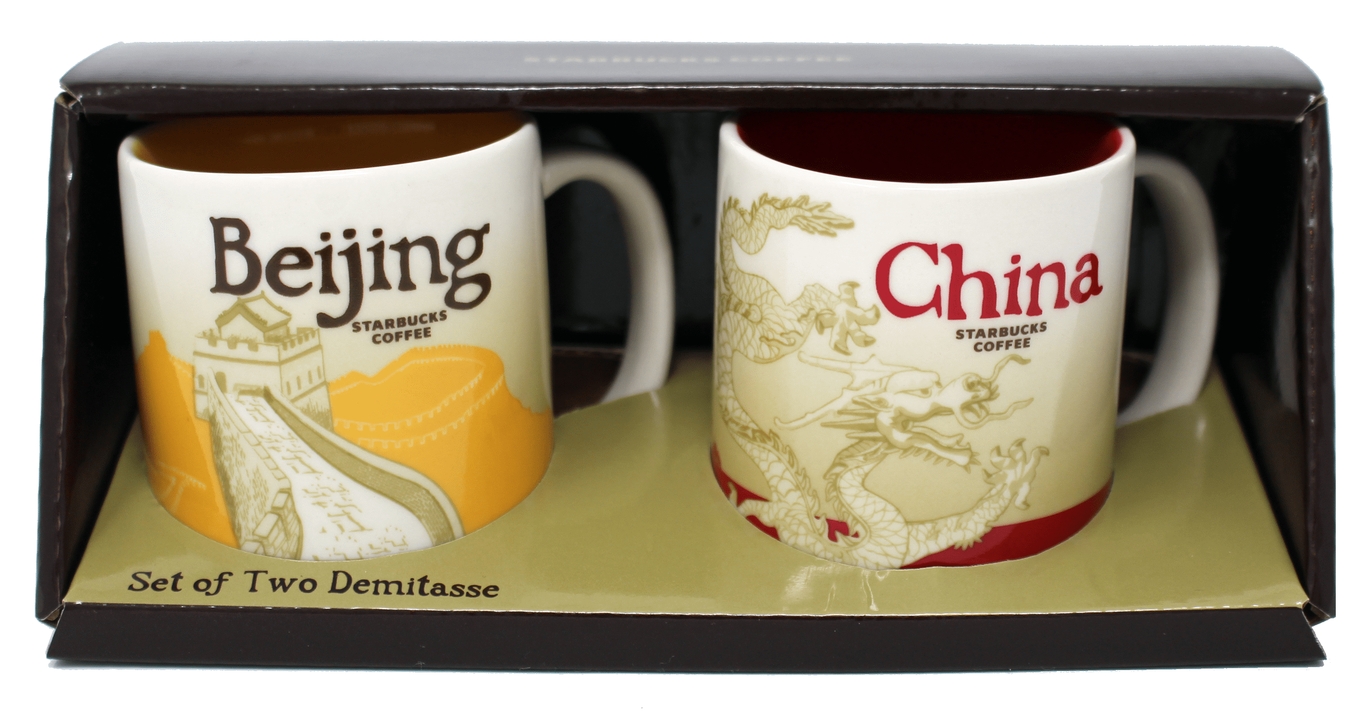 Starbucks Global Icon Series Beijing and China Demitasse Mugs, 3 Oz (2 ...