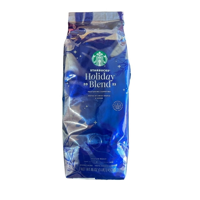 Starbucks Holiday Blend Coffee Whole Bean Featuring Sumatra - 1Lb (16 ...