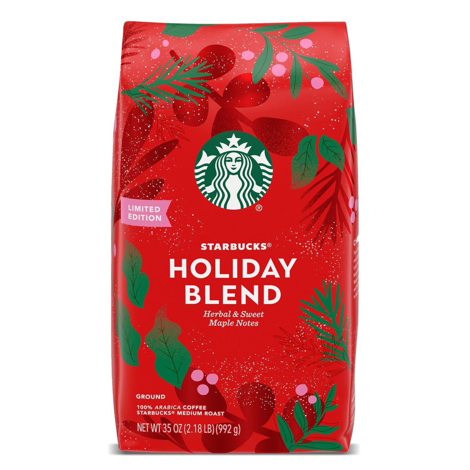 Starbucks Christmas Blend Ground Coffee, Medium Roast, Winter Edition ...