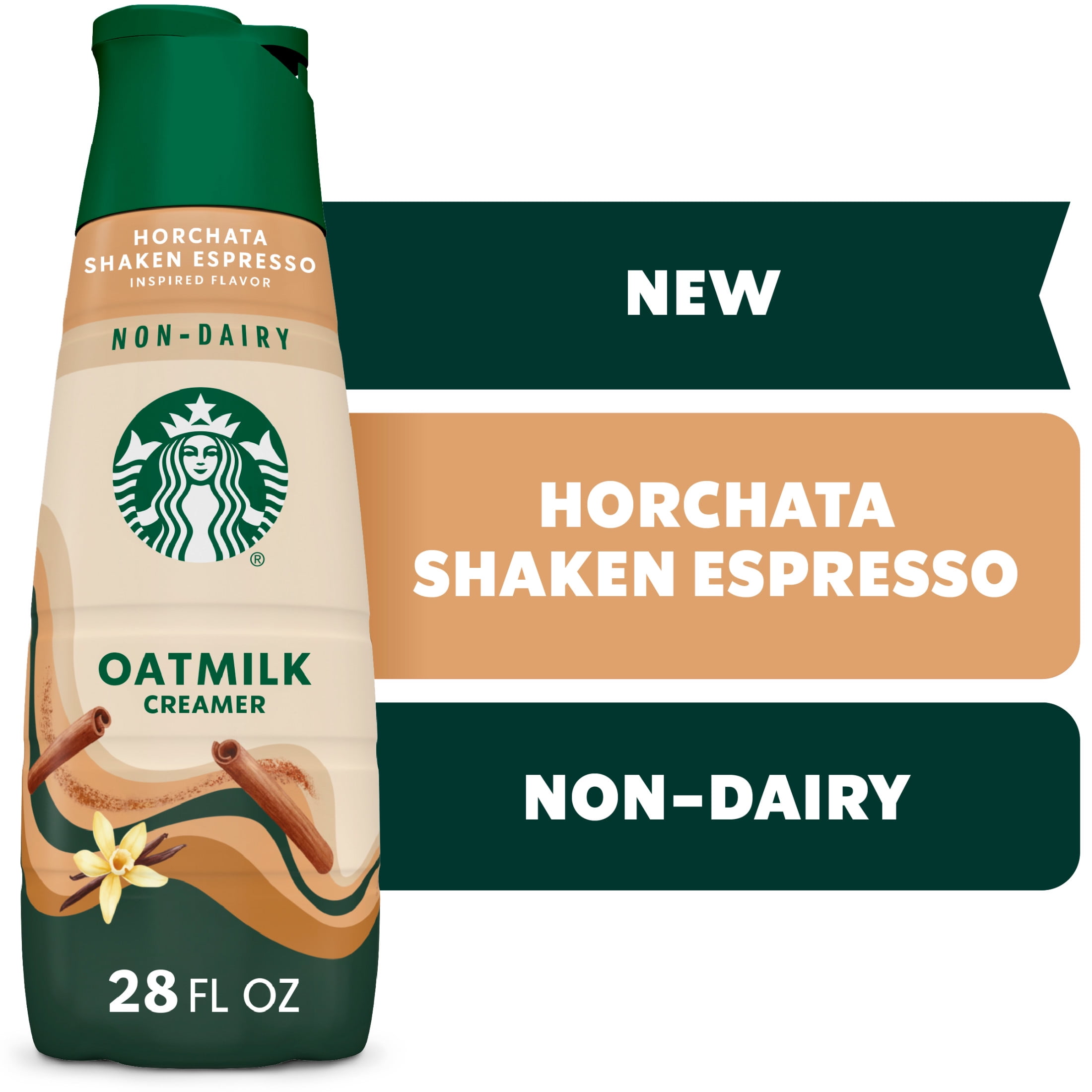 Starbucks Horchata Shaken Espresso Inspired Non-Dairy Creamer, 28 fl ...