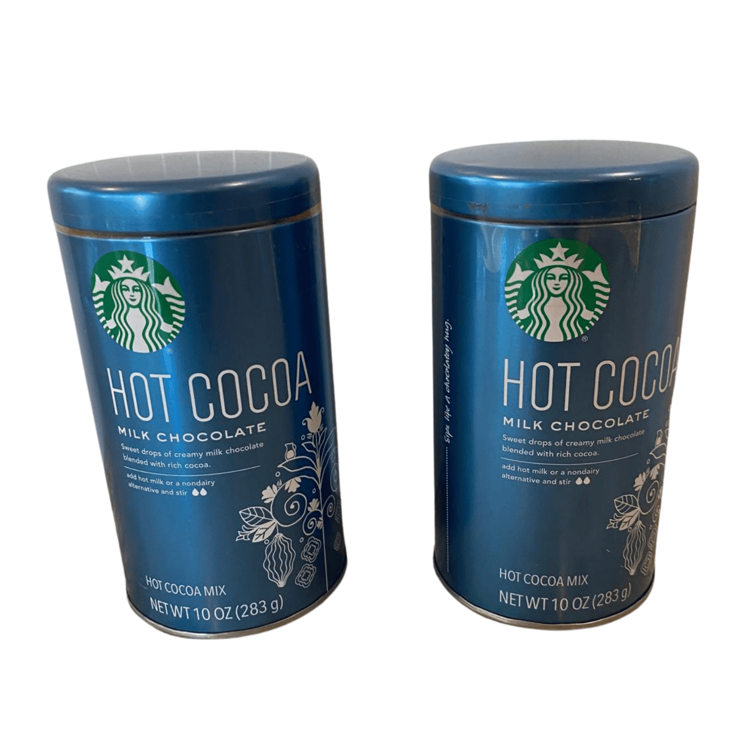 Starbucks Hot Cocoa Milk Chocolate - 10 oz (283g) - Pack of 2 - Walmart.com