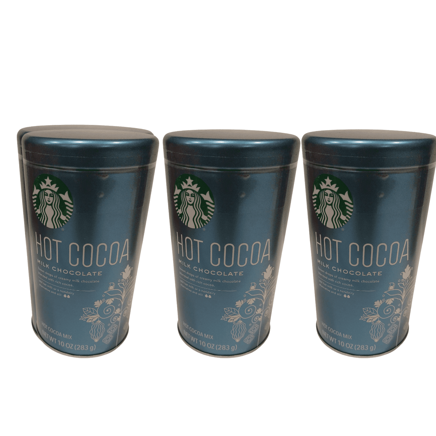 Starbucks Hot Cocoa Milk Chocolate - 10 oz (283g) - pack of 3 - Walmart.com