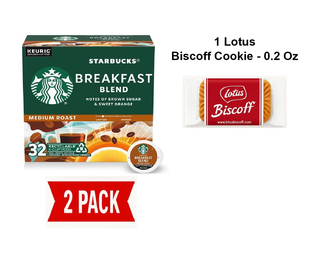 Starbucks K-Cup Coffee Pods, Medium Roast Coffee, Breakfast Blend, 100% ...