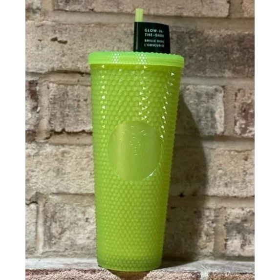 Starbucks 24 oz Acrylic Drinkware Cup - Lemongrass Glow in the Dark ...