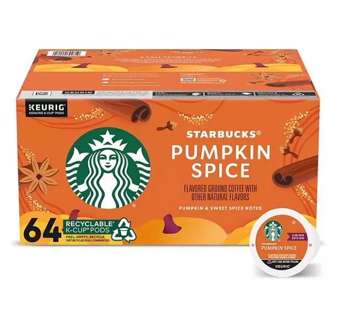 Starbucks Limited Edition Coffee K-Cups, Pumpkin Spice (64 ct ...