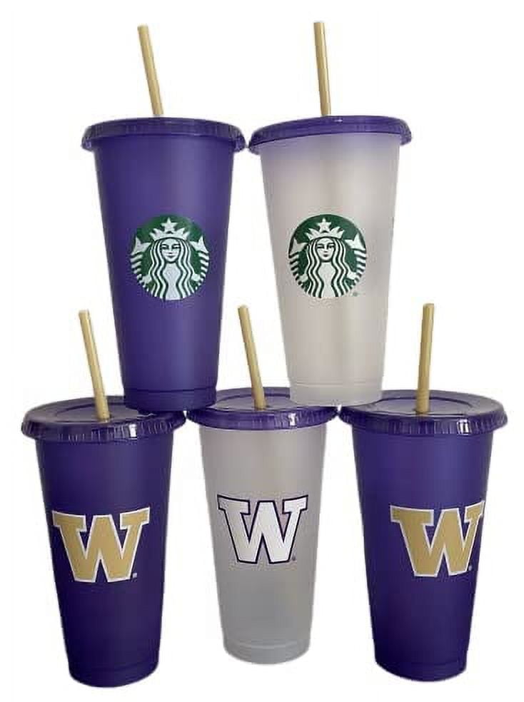 Starbucks Limited Edition Reusable Cold Cups University Of Washington ...
