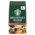 Starbucks Medium Roast Whole Bean Coffee, Breakfast Blend, 100% Arabica ...