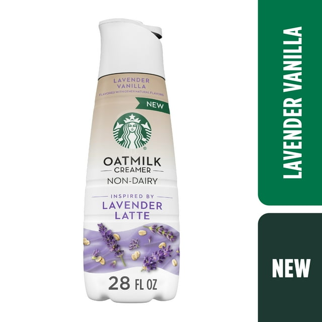Starbucks Lavender Vanilla Flavored Creamer, Oat Milk Coffee Creamer ...