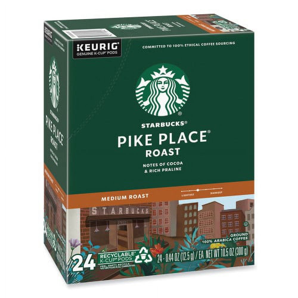 Starbucks Pike Place Coffee K-Cups Pack, 24/Box - Walmart.com