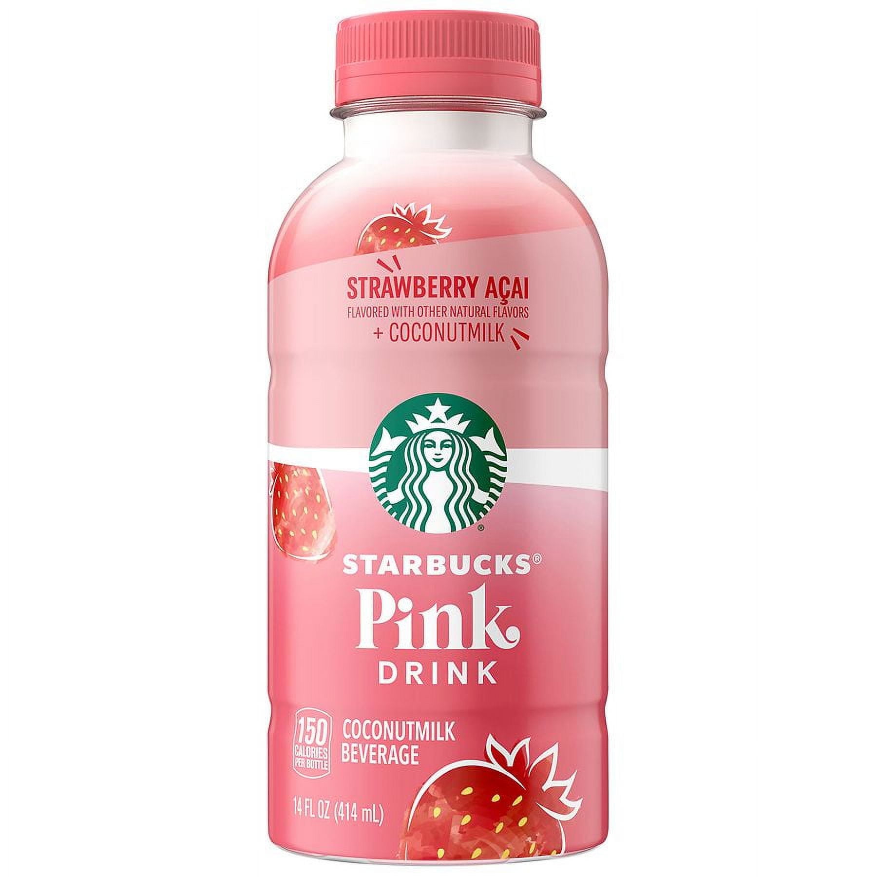 Pack of 2 - Starbucks Pink Drink, Strawberry Acai With Coconut Milk ...