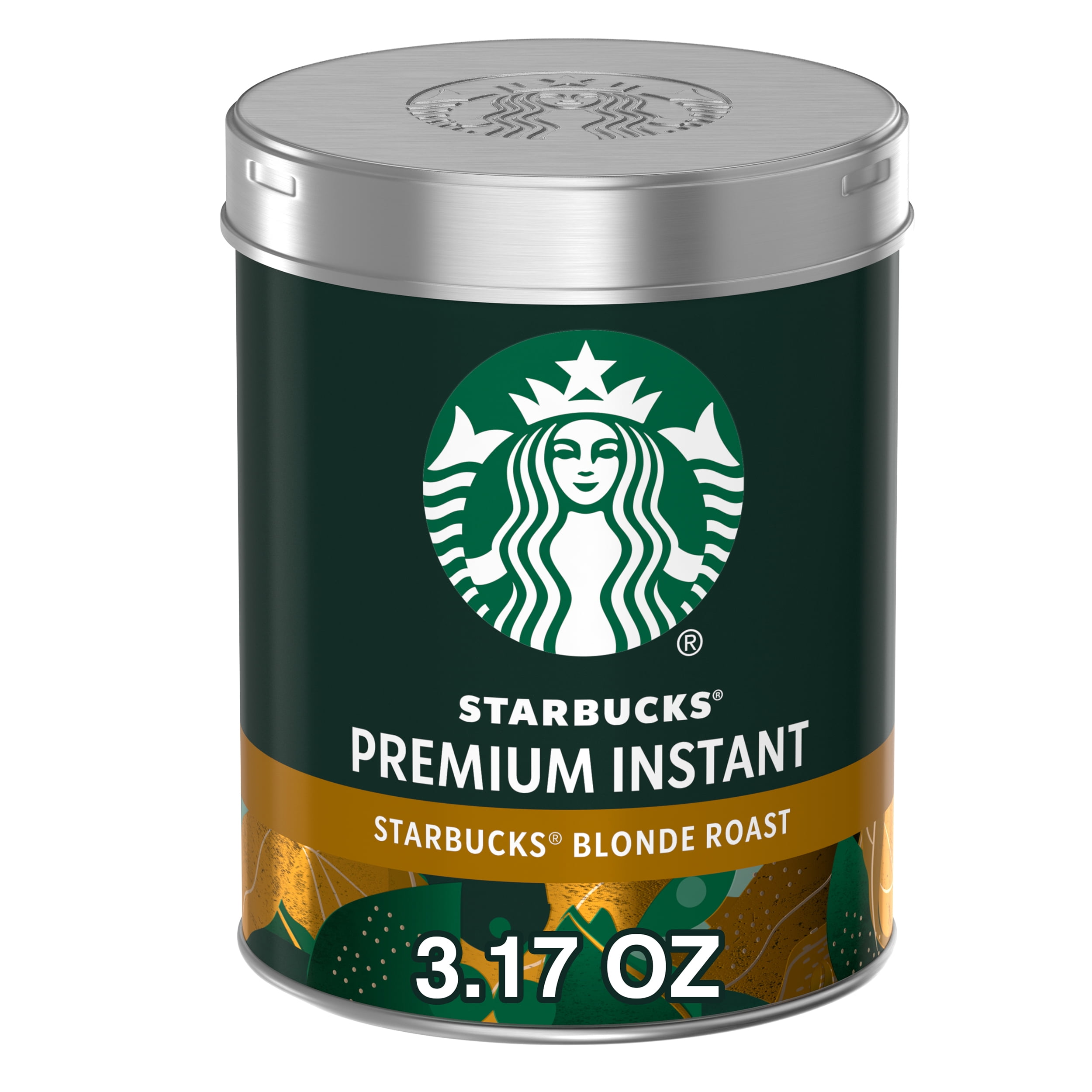 Starbucks Premium Instant Coffee, Blonde Roast, 100% Arabica Beans, 3. ...