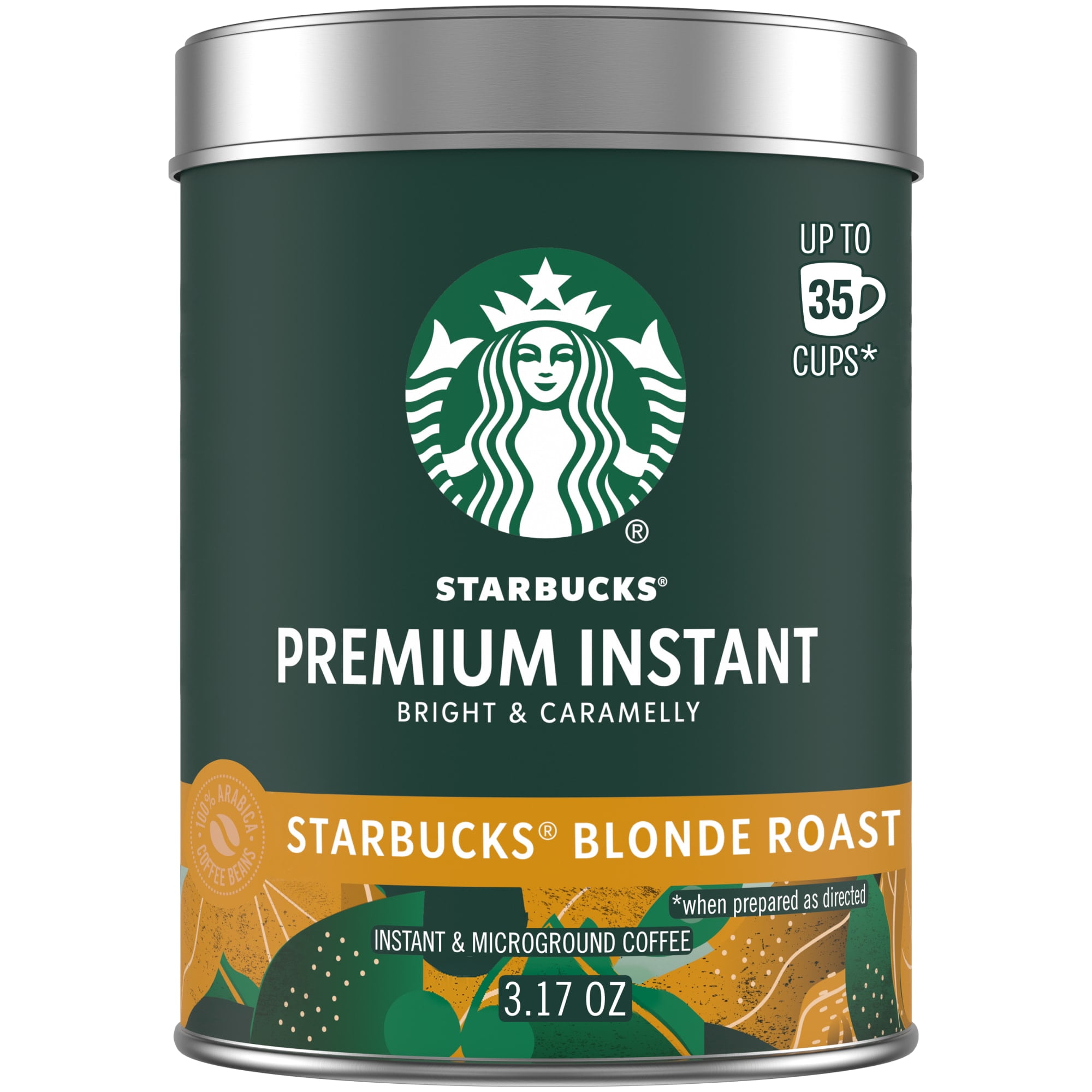 Starbucks Blonde Roast Premium Instant Coffee, Smooth & Caramel Taste ...