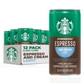 Starbucks Ready to Drink Coffee, Espresso & Cream Light , 6.5oz Cans ...