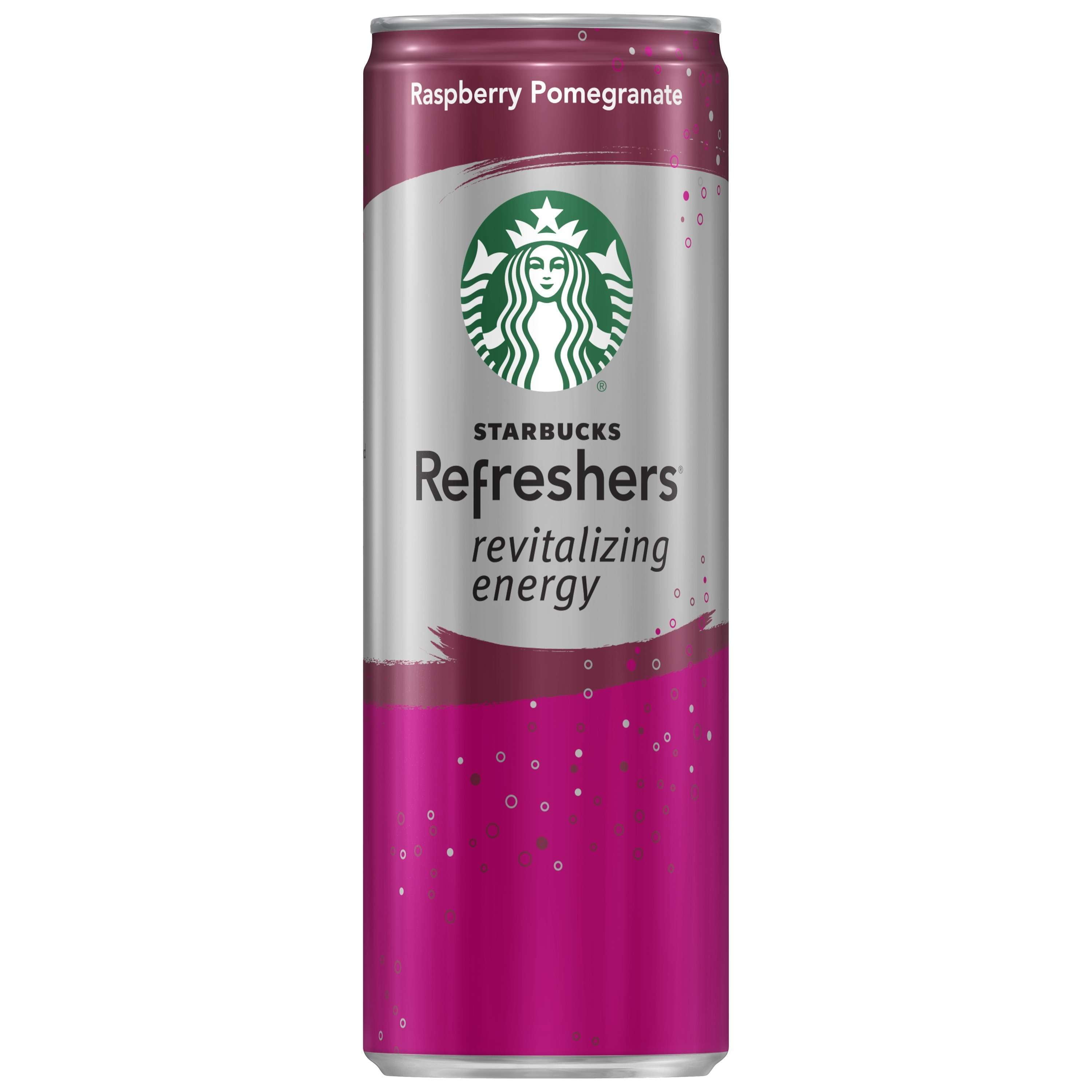 Starbucks Refreshers Sparkling Green Coffee Energy Drink Raspberry ...
