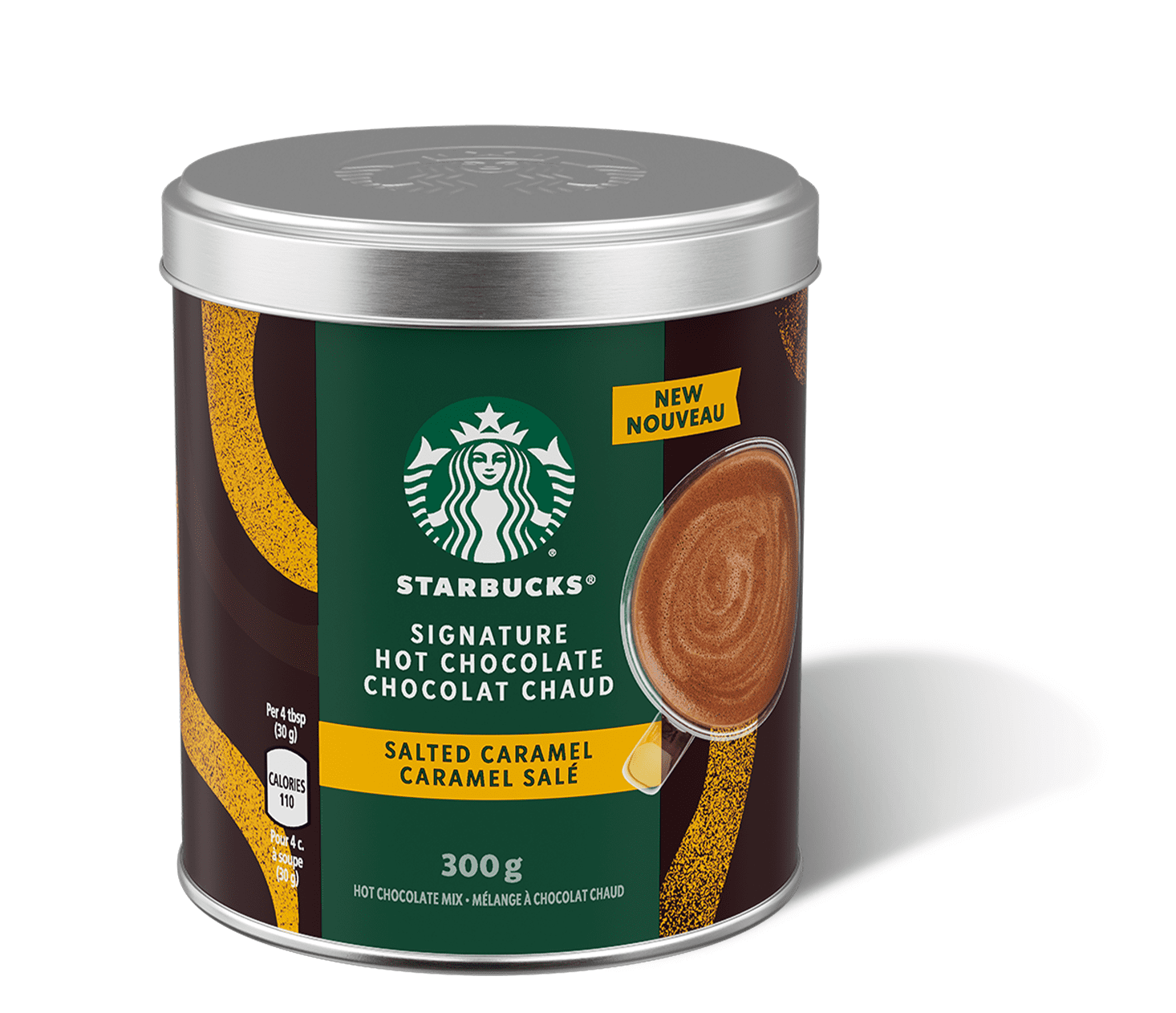Starbucks Signature Hot Chocolate Mix, Salted Caramel Flavor, 300g/10.5 ...
