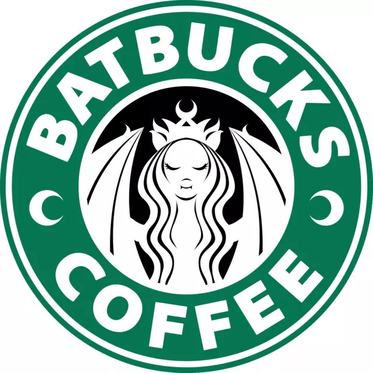 Starbucks Sticker Batbucks Coffee Phone Decal Water Bottle Stickers Car ...
