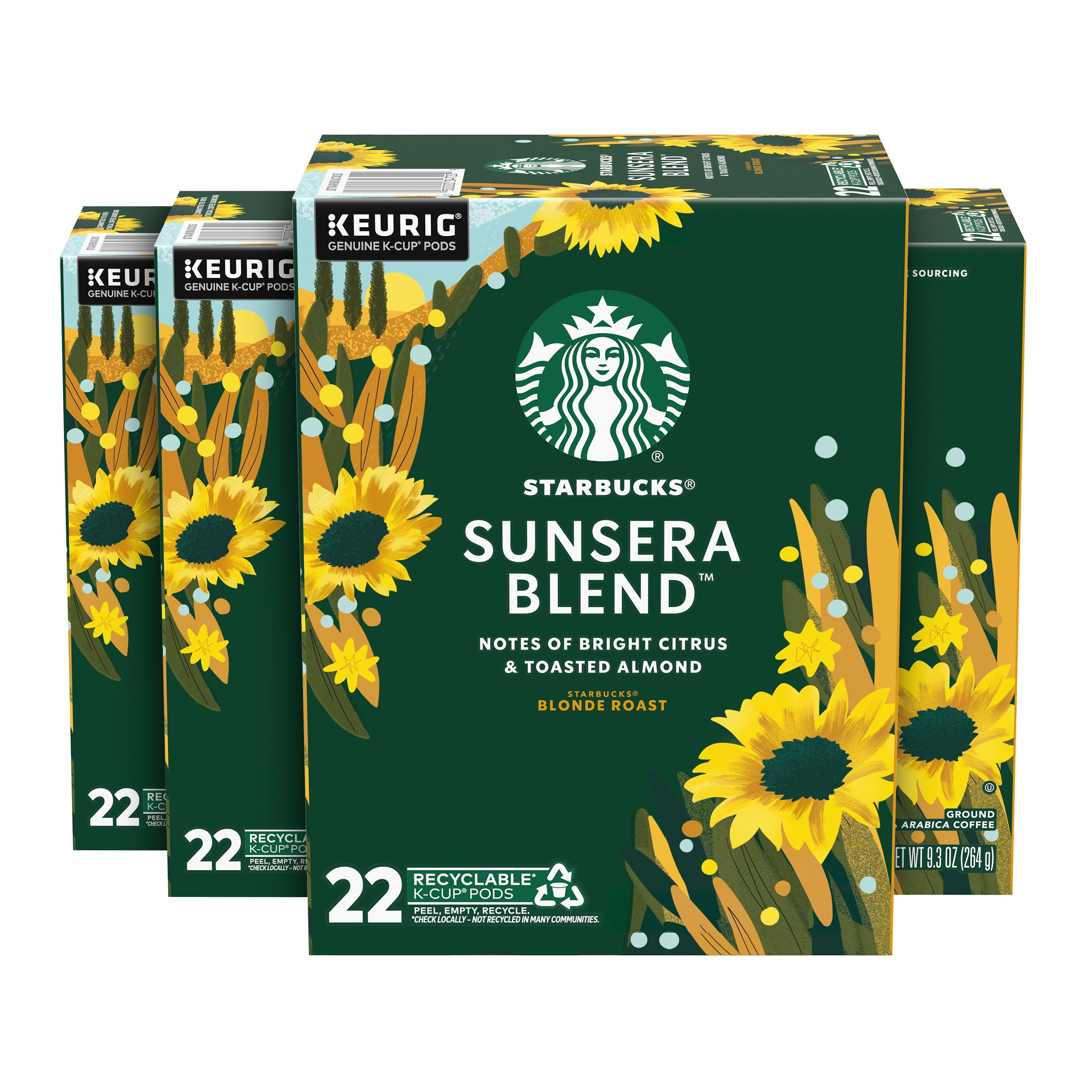 Starbucks Sunsera Blend, Keurig K-Cup Coffee Pods, 100% Arabica, 88 ...