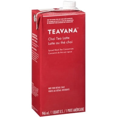 Starbucks Teavana Chai Tea Concentrate - 946ml/32 OZ- - Walmart.com