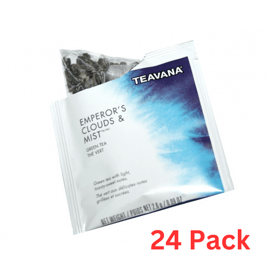 Teavana, Green Tea, Emperor's Clouds and Mist, Pack of 24 Sachets ...