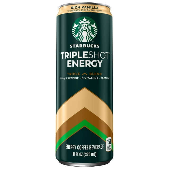 (2 pack) Starbucks Tripleshot Energy Coffee Beverage, Rich Vanilla ...