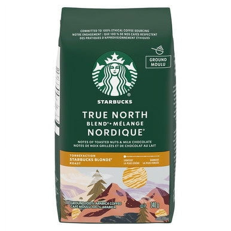 Starbucks True North Blend Blonde Roast Ground Coffee, Light Roast ...