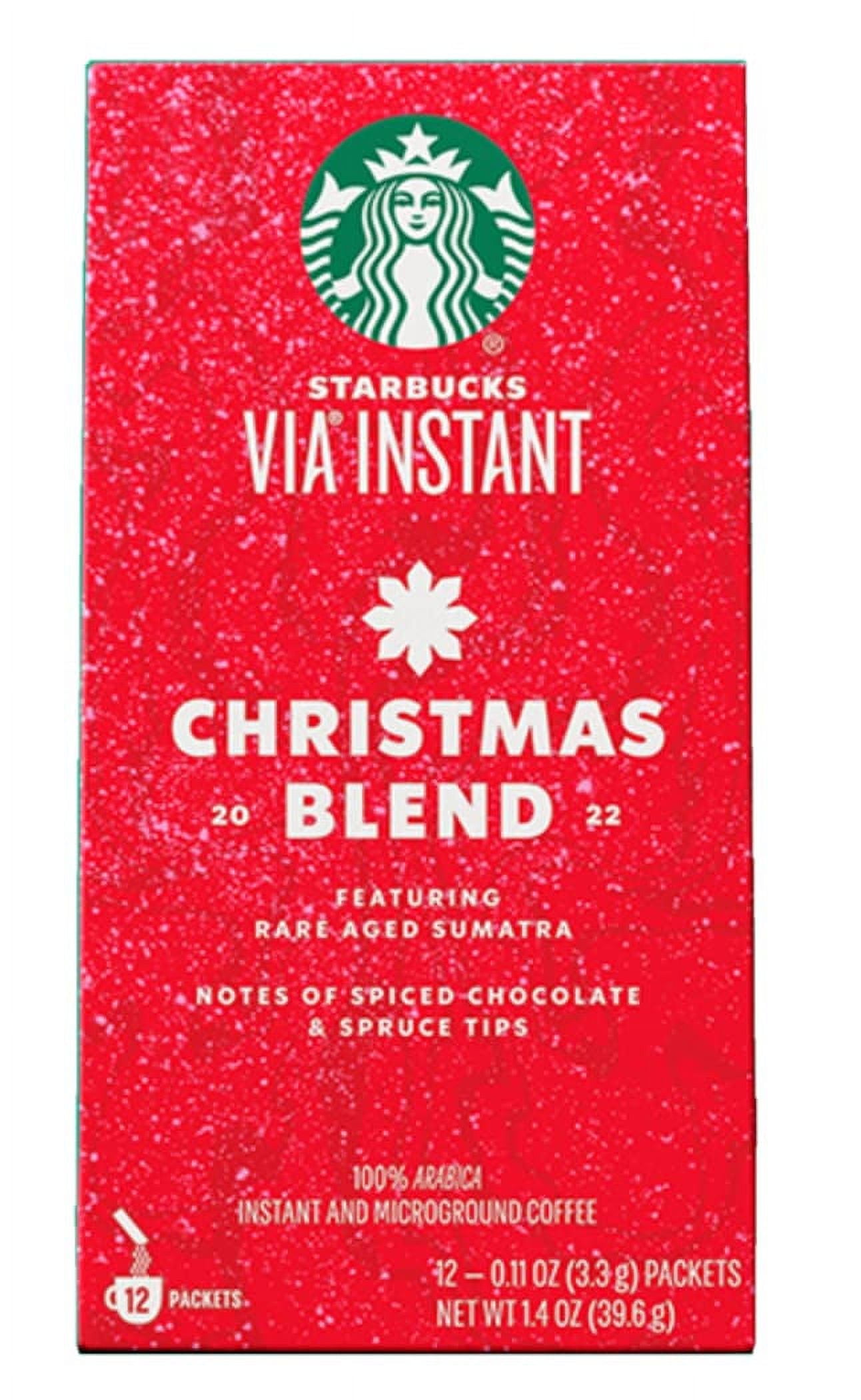 Starbucks Via Christmas Blend Coffee - Walmart.com