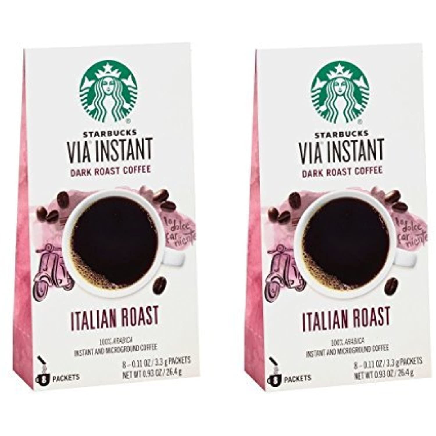 Starbucks, Instant Coffee, Dark Roast Packets, 8 Count Pack of 2 ...