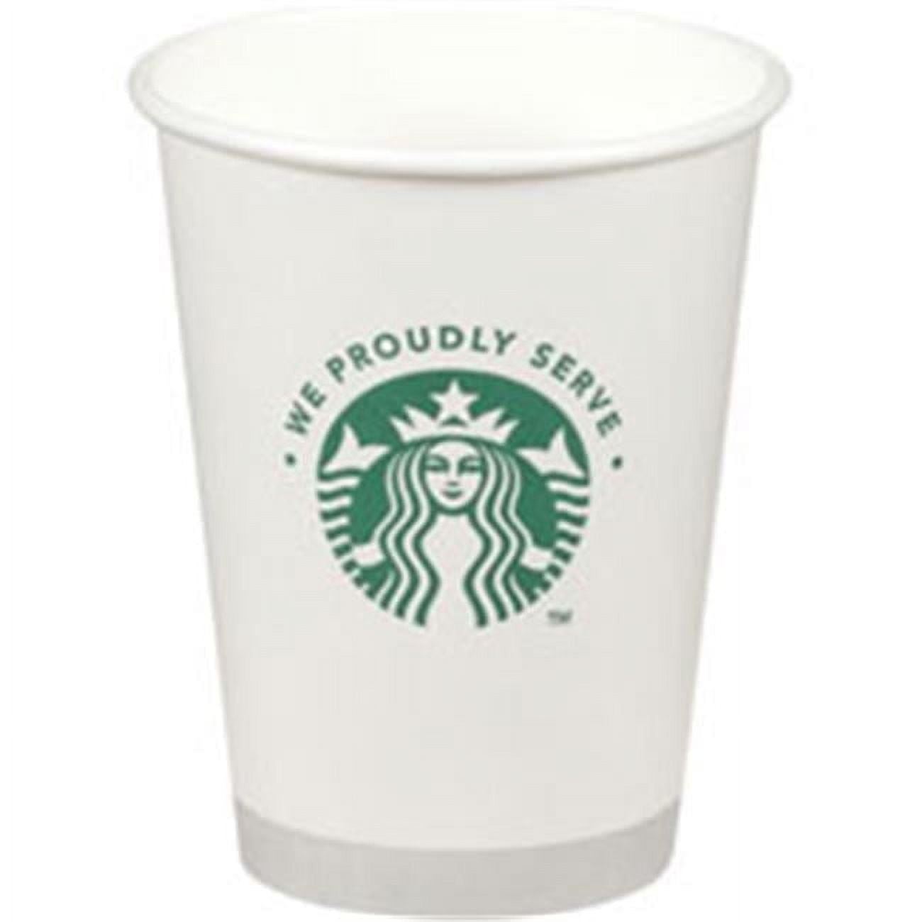 Starbucks WPS Branded Hot Cups, White & Green - Walmart.com