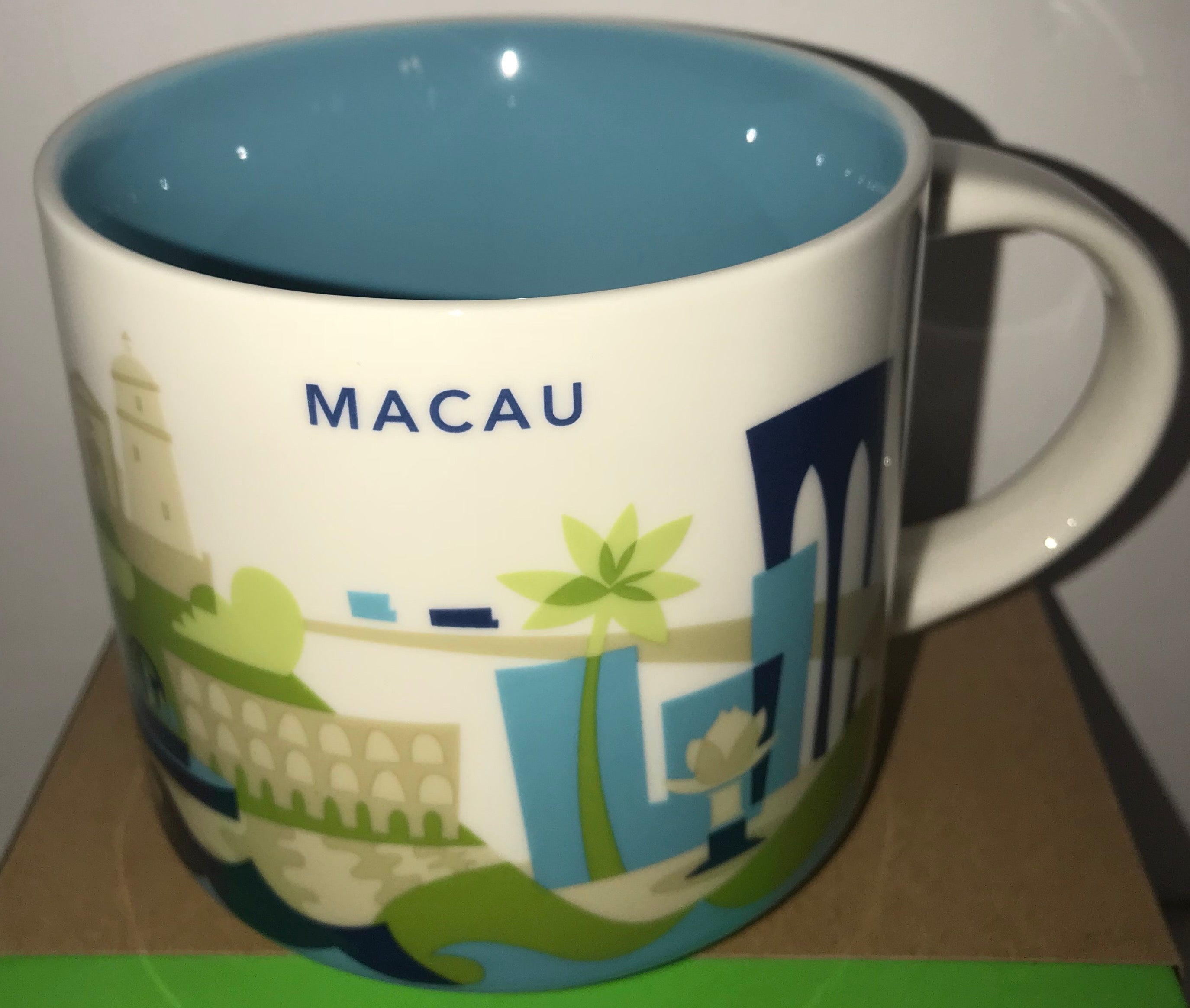 Starbucks You Are Here Collection China Macau Ceramic Coffee Mug New ...