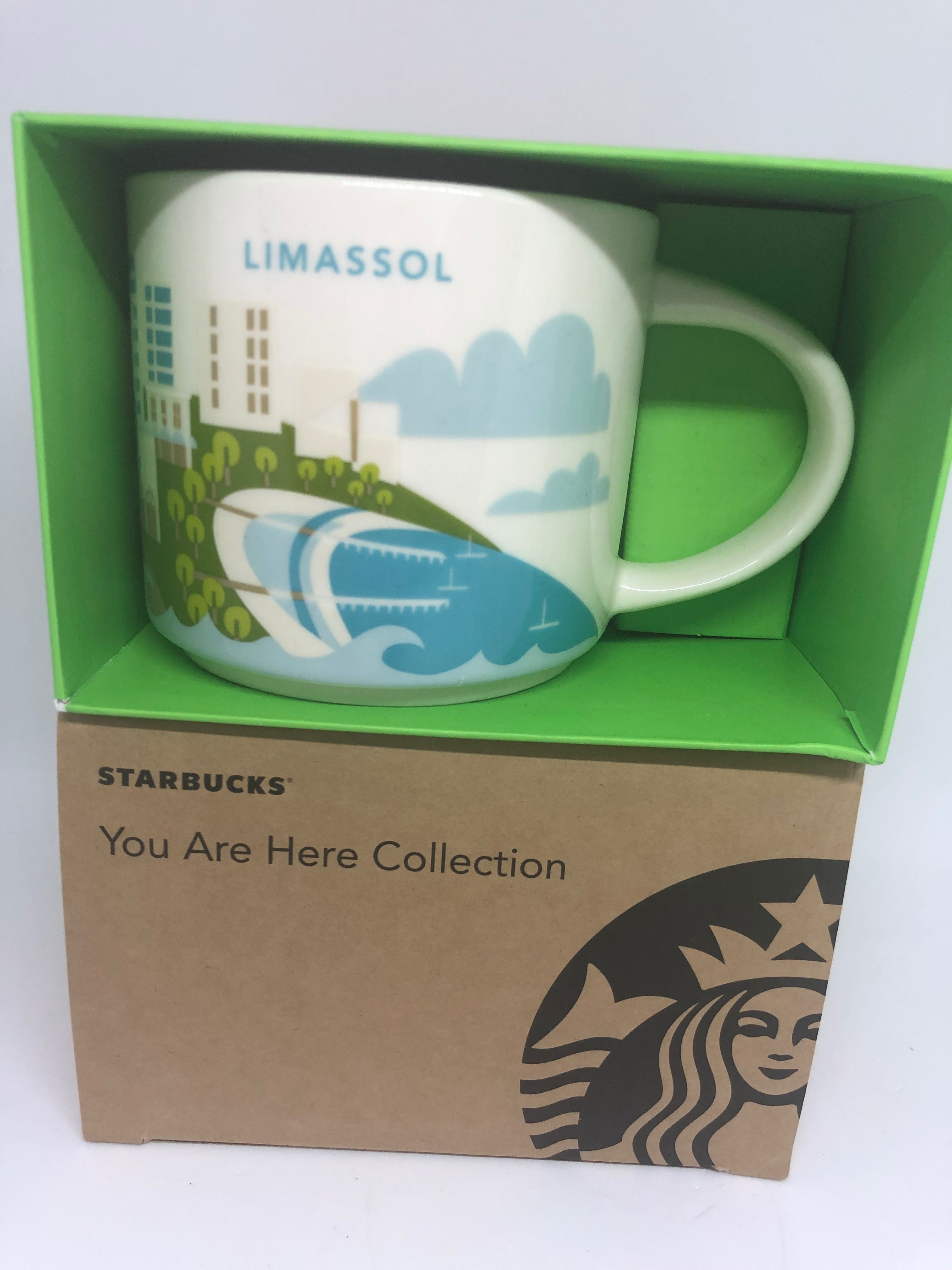 Starbucks You Are Here Cyprus Limassol Ceramic Coffee Mug New with Box ...