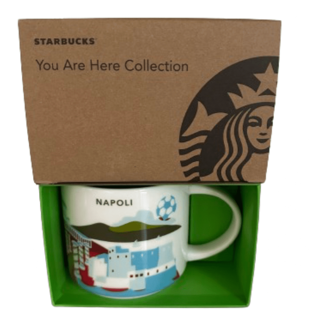 Starbucks You Are Here Napoli Naples Italy Ceramic Coffee Rare Mug New ...