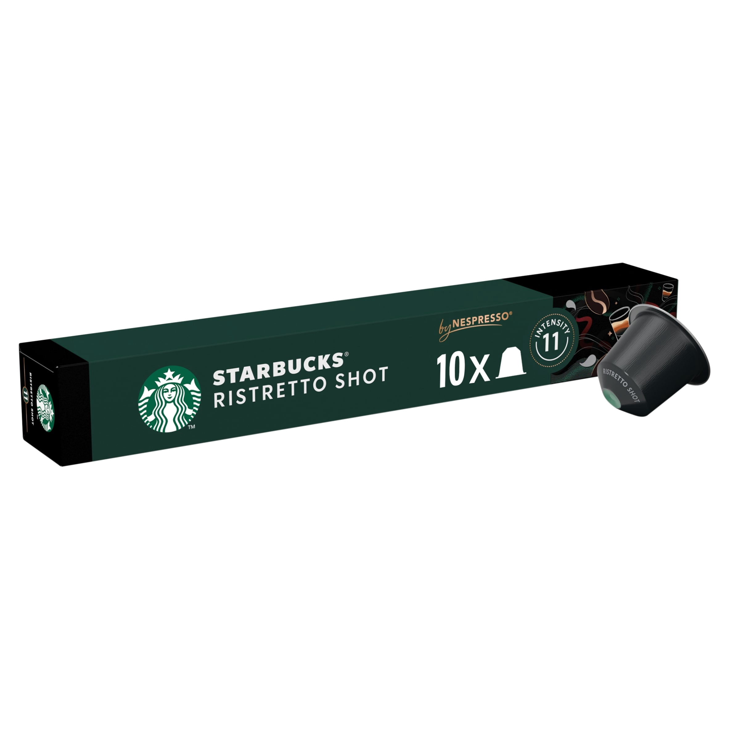 Starbucks by Nespresso Ristretto Shot 10 Coffee Capsules 57g, Imported ...