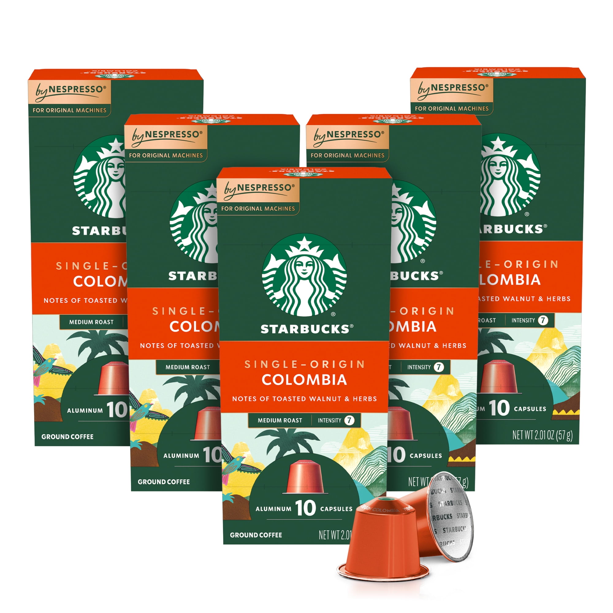 Free Shipping! Starbucks by Nespresso Single-Origin Colombia, Medium ...