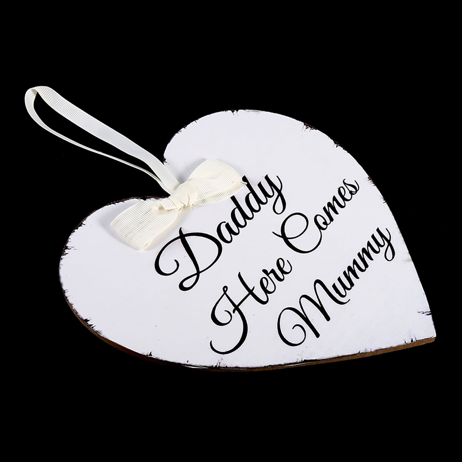 Starbun Letrero Colgante de Madera - Vintage Love Heart Shape Daddy ...