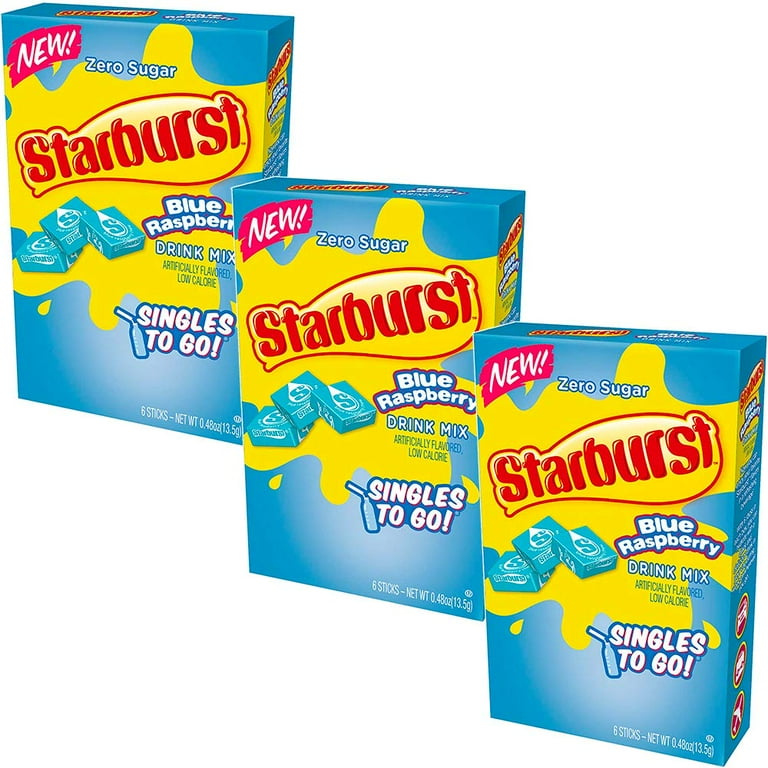 Starburst Blue Raspberry Amazon.com : Starburst Singles To Go Zero