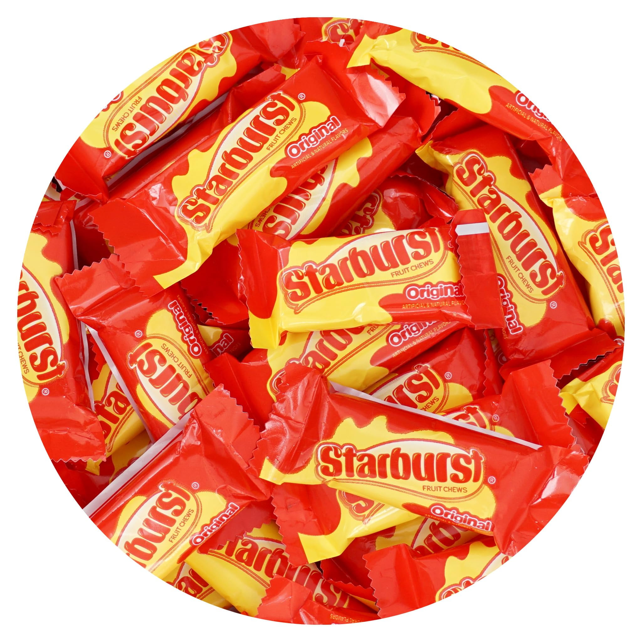 Starburst Fun Size Chewy Candy, 1.5 Pound Bulk Bag, 2 in 1 Pack ...