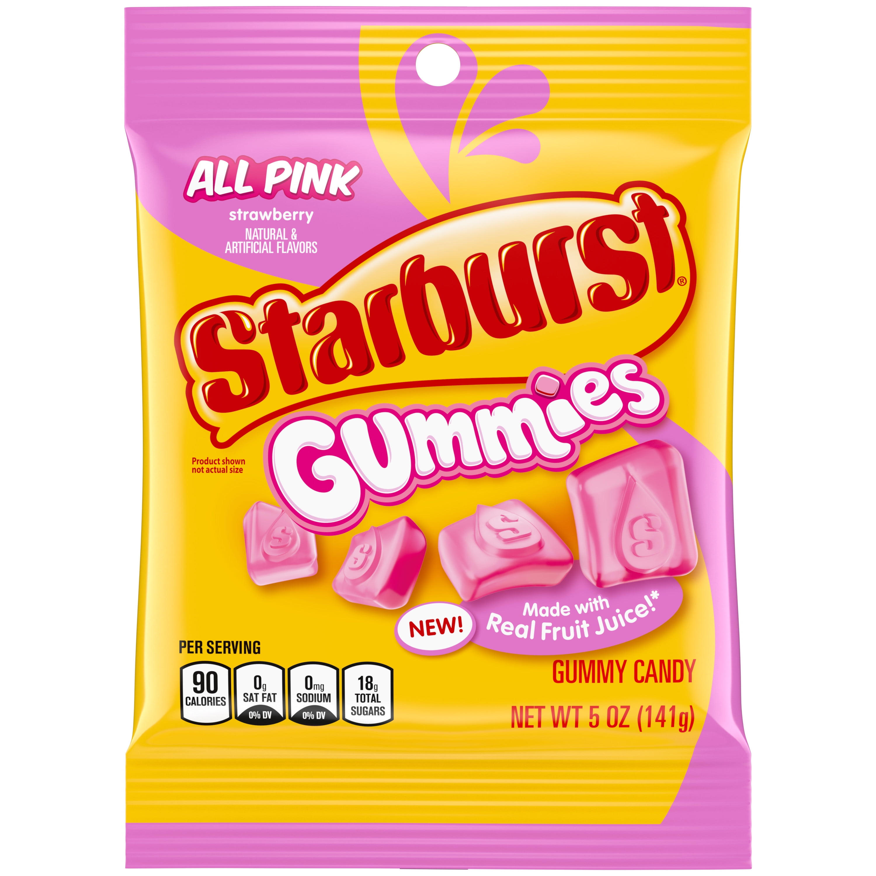Starburst Goodies FaveREDS Plant-Based Fruit Pack Of 1 Gummy Candy Bag ...
