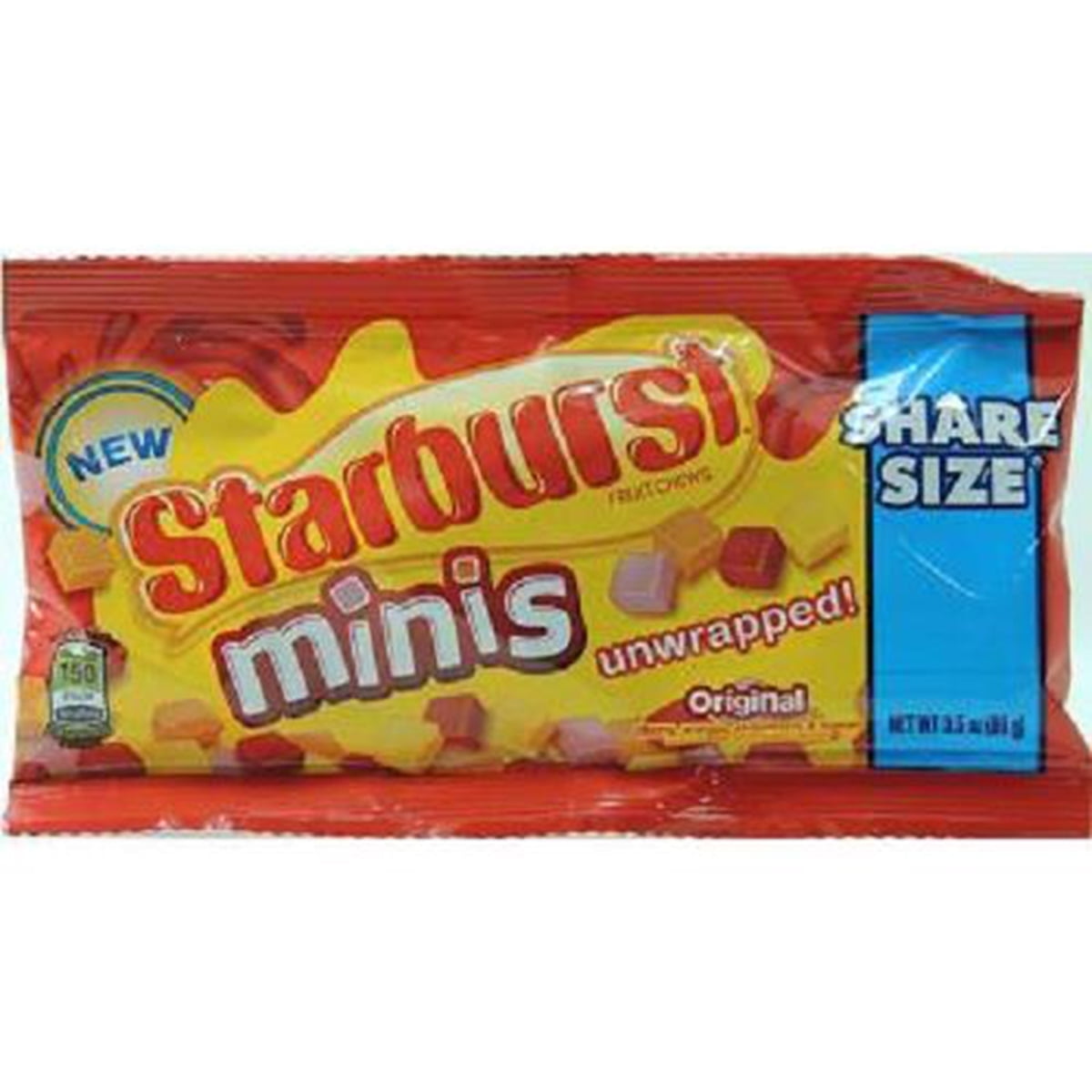 Starburst, King Size Mini Original , Count 15 (3.5 oz ) - Sugar Candy ...