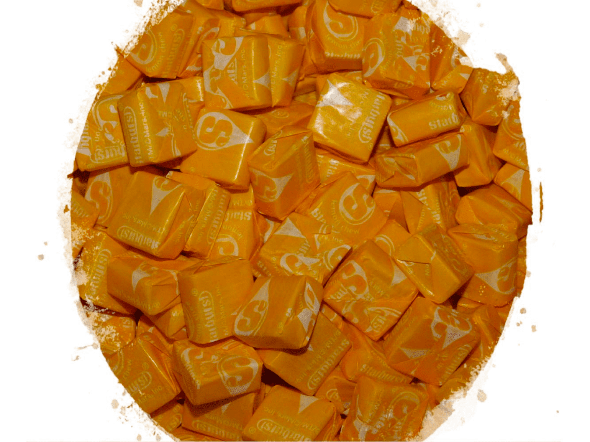 Starburst Lemon - Bulk Soft Sweet Yellow Chewy Candy, 1 Full Pound ...