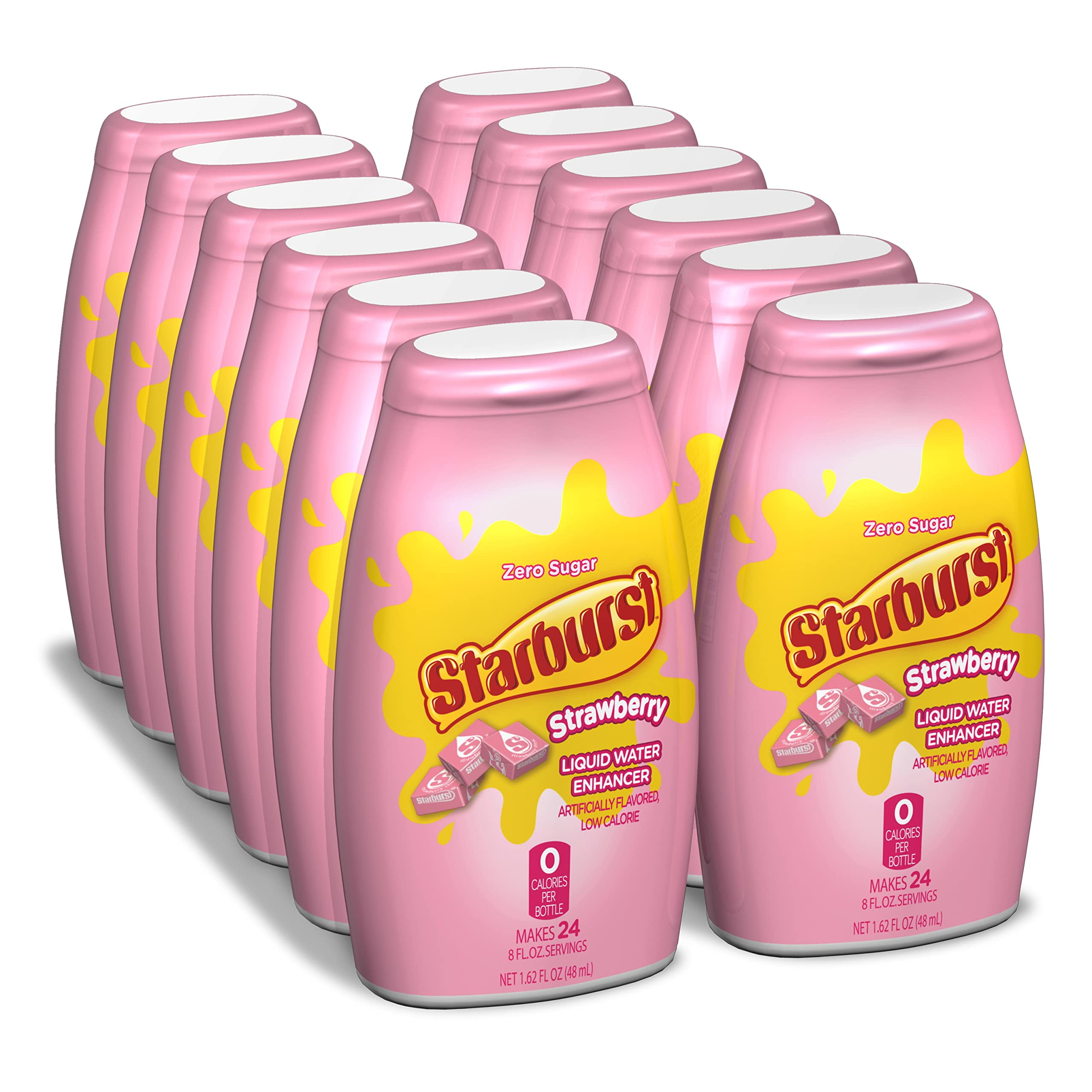 Starburst Liquid Water Enhancer, 1.62 Fl. Oz. Bottle (12 Pack ...