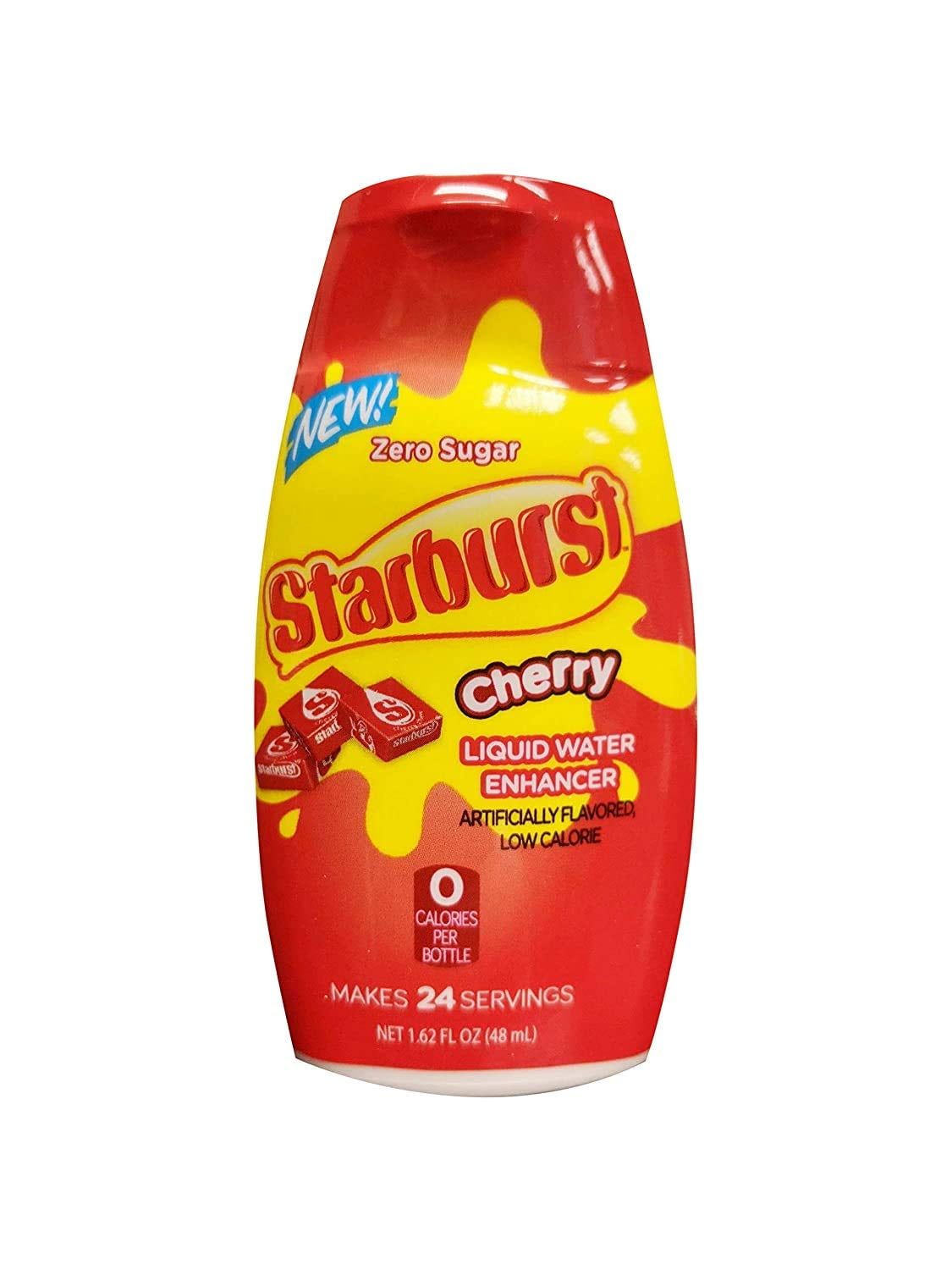 Starburst Cherry Liquid Drink Mix, Flavoring, Sugar-Free Water Enhancer ...