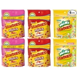 Starburst Minis Stand Up Pouch Fruit Chews Original, Sours, and Fave ...