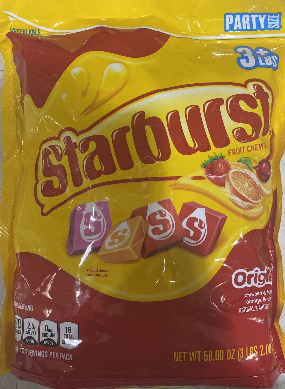 Starburst Original Candy Bag, 50 Ounce Pack of 1-5219475410 - Walmart.com