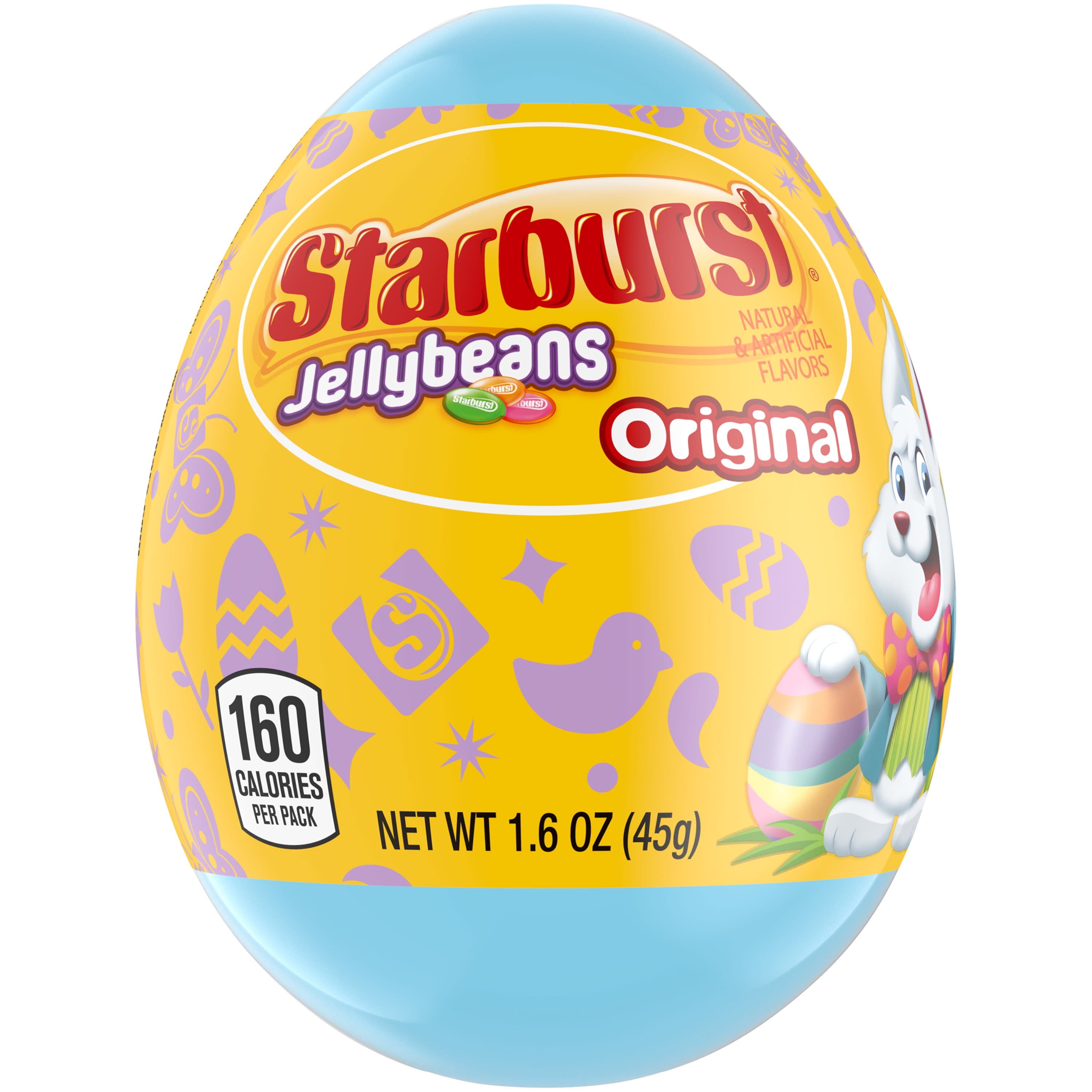 Starburst Original Easter Jelly Bean Candy - 1.6 oz Easter Egg Candy ...