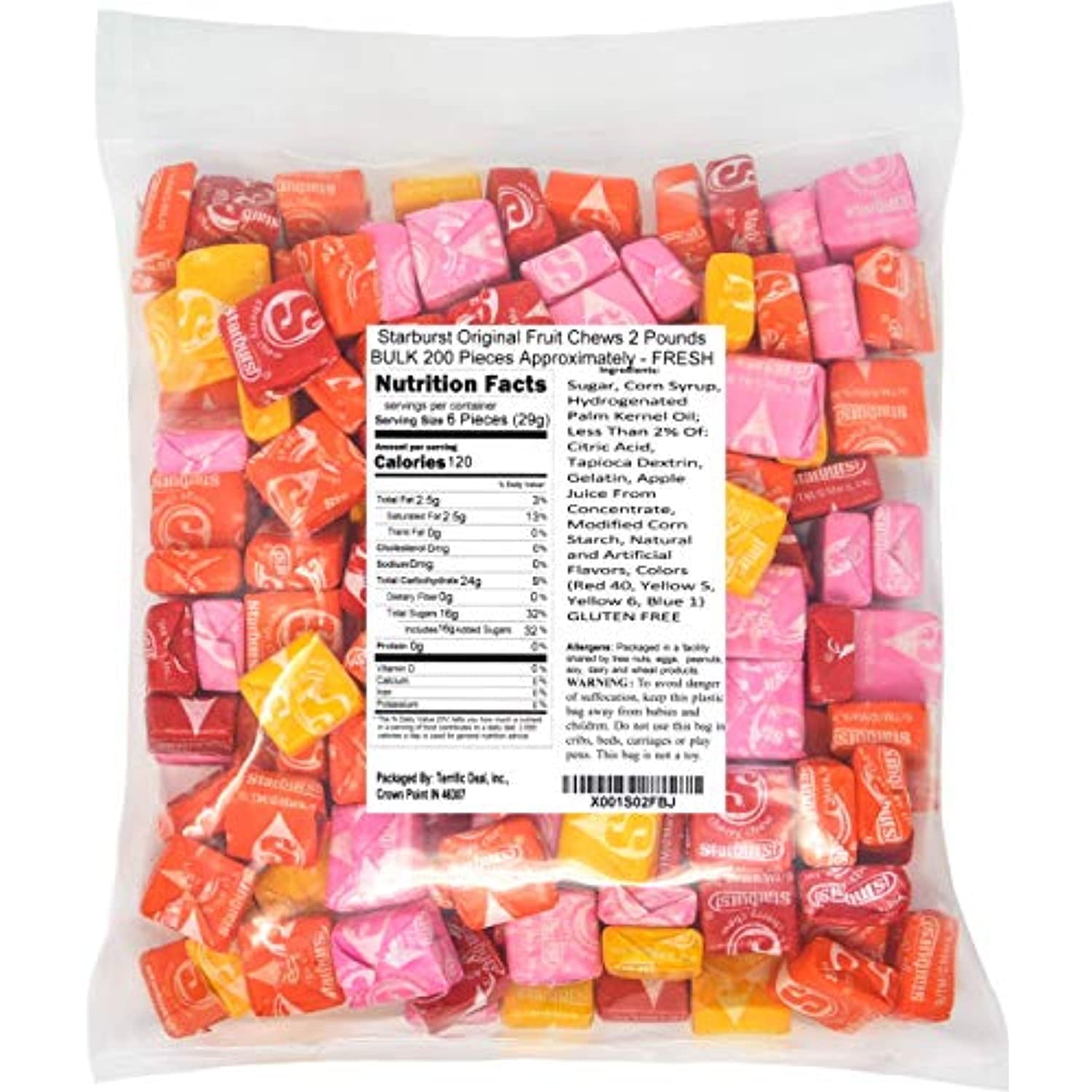 Fruit Chews Sam Starburst Starburst Chewy Candy Fruit Snacks For Office ...