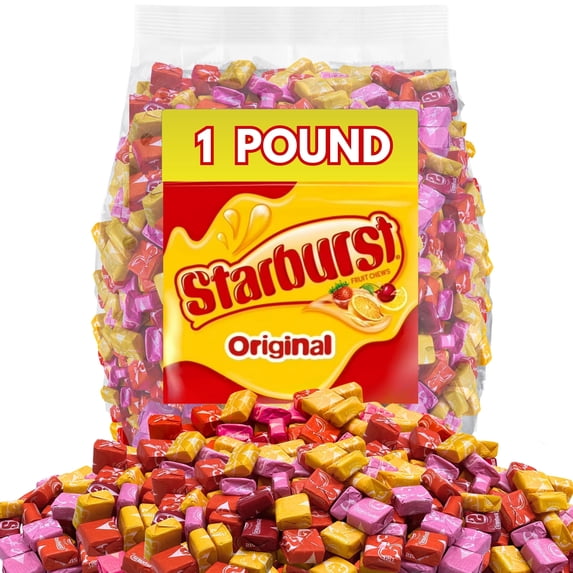 Starburst Original Fruit Chews, Individually Wrapped, Bulk Value Pack ...
